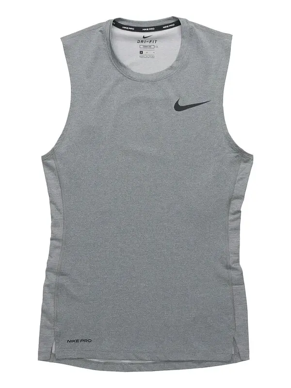 Nike Pro Sleeveless Training Tight Vest - Gray