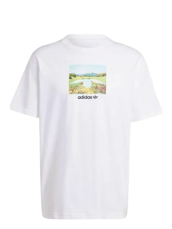 Adidas Day Graphic T-shirt Asia Sizing - White