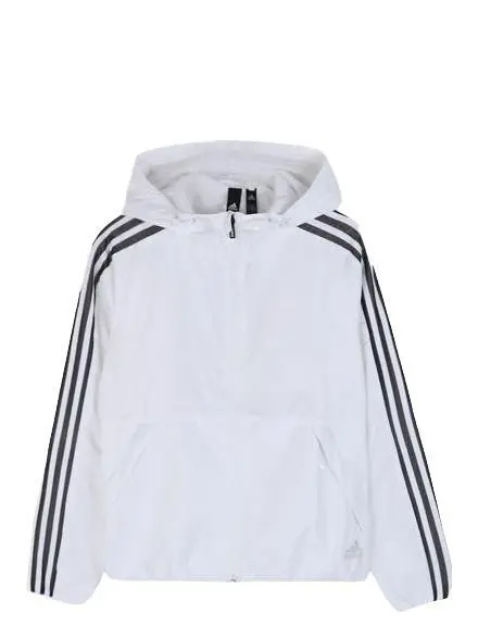 Adidas Hooded Windtight Jacket - White