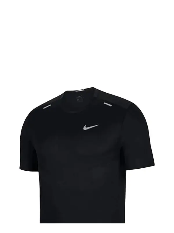 Nike Dri-fit Rise 365 Short-sleeve Running Shirt - Black