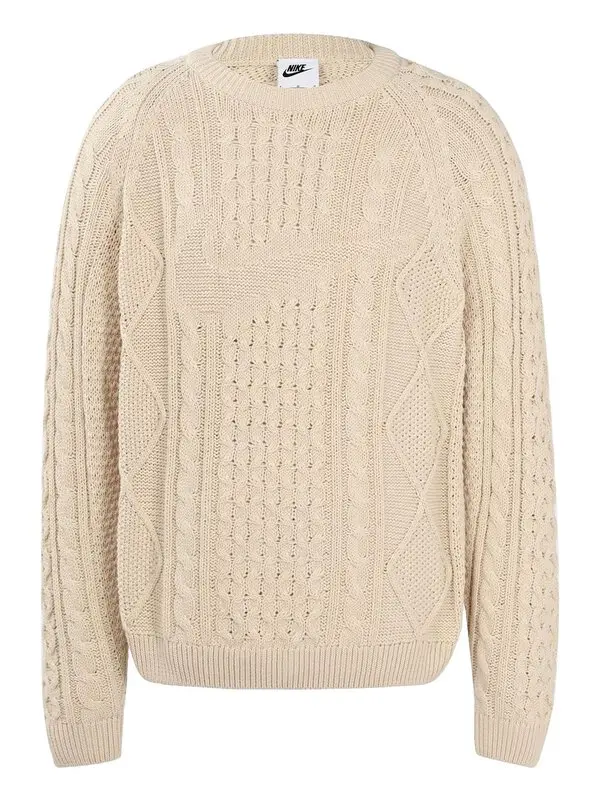 Nike Cable Knit Wool Sweater - Rattan
