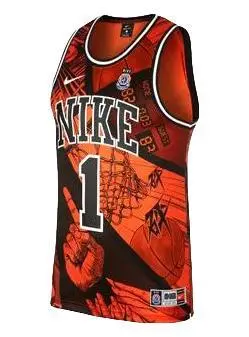 Nike As Hbl Dna Jersey Tank - Orange/red