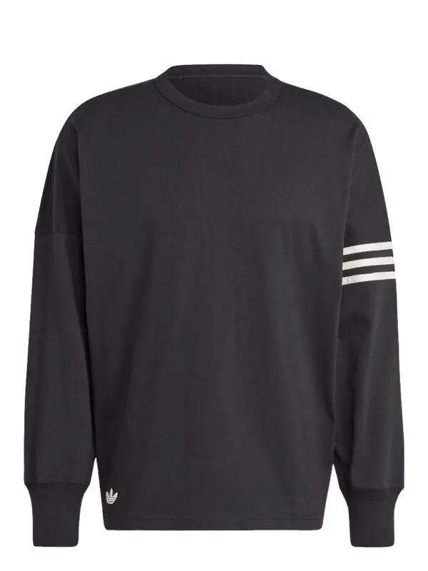 Adidas Adicolor Neuclassics Long Sleeve Tee 'black - Grey