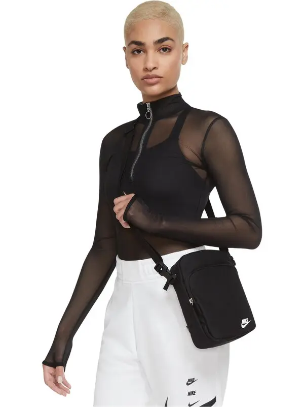 Nike Heritage Crossbody Bag - Black