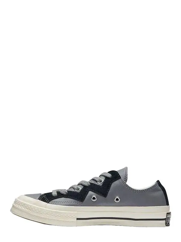 CONVERSE Chuck 1970s Leather Low Top - Grey/black