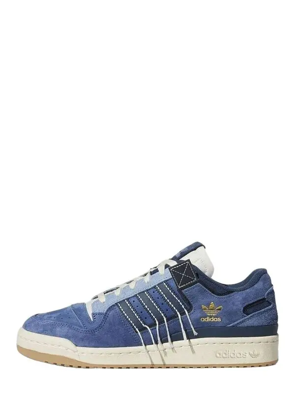 Adidas Originals Forum 84 Low Shoes Denim - Blue