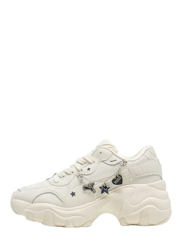 PUMA Pulsar Wedge Chain Sneakers - White