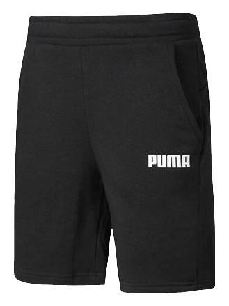 PUMA Solid Casual Shorts - Black