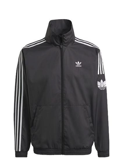 Adidas Adicolor 3d Trefoil 3-stripes Track Jacket - Black