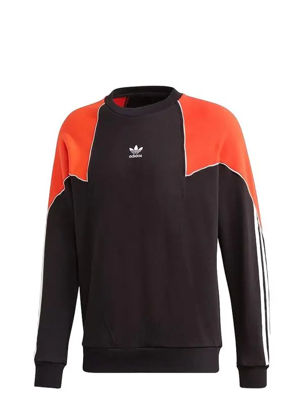 Adidas Originals Colorblocked Crewneck Pullover - Black