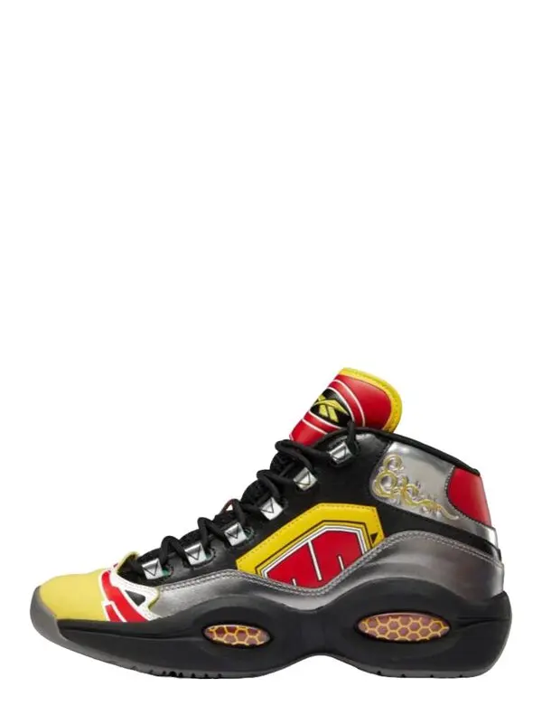 REEBOK Power Rangers X Question Mid 'megazord Battle Mode' Sneakers - Red/black/blue
