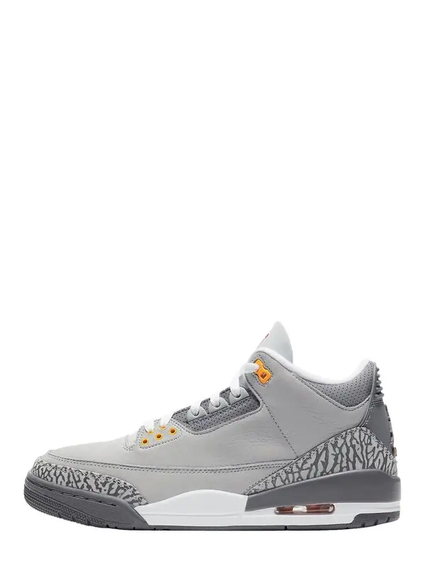 JORDAN Air 3 Retro "cool Grey" 2021 - Silver/light Graphite/orange Peel