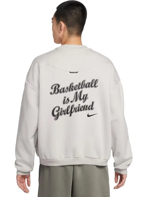 Nike Standard Issue Therma-fit Brushed Crew - Light Bone