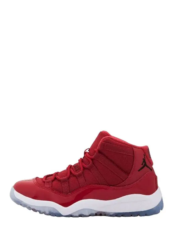 JORDAN 11 Retro 'win Like '96' Sneakers - Gym Red/black-white