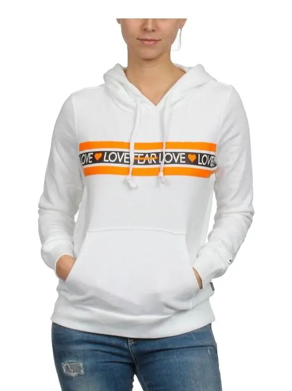 CONVERSE Casual Sports Hoodie - White