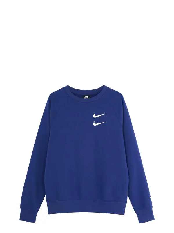 Nike Swoosh Crewneck Sweatshirt - Blue