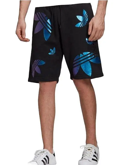 Adidas Originals Graphic Print Shorts - Black