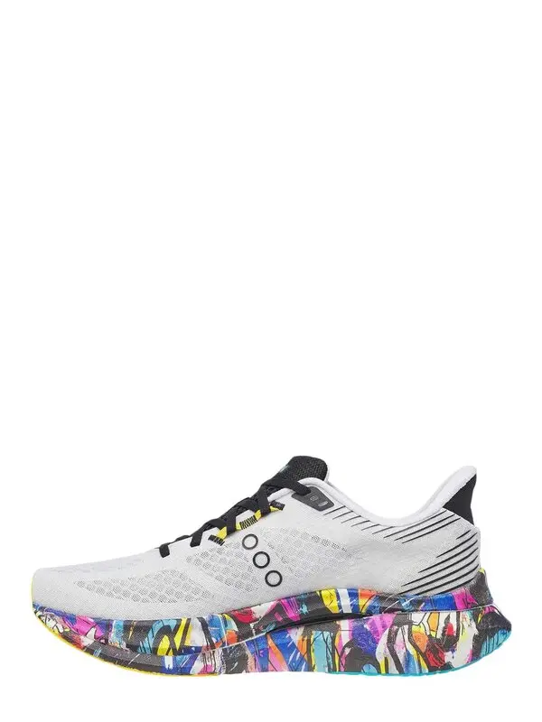 Saucony Endorphin Speed Athletic Sneakers - White/black/multicolor