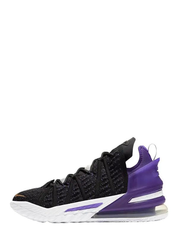 Nike Lebron Lakers High Top Sneakers - Black