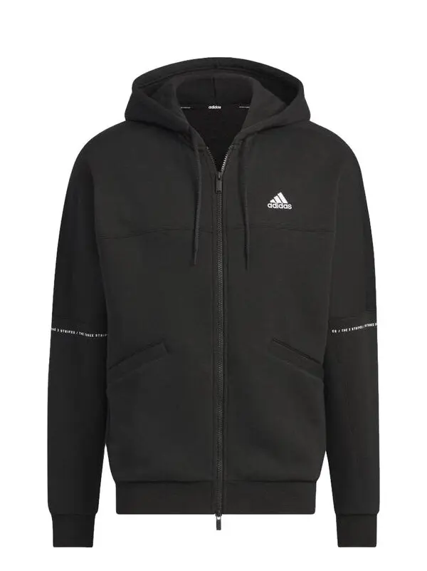 Adidas Word Fl Full-zip Hoodies - Black