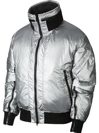 JORDAN Air 23 Engineered Ma-1 Bomber Jacket - Silver