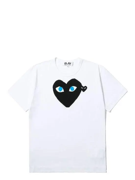 Play Comme Des Garcon Emblem Heart T-shirt - White