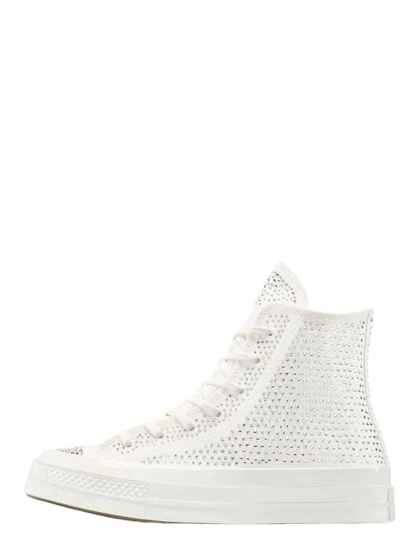 CONVERSE X Swarovski Chuck 70 Hi High Top Sneakers - White