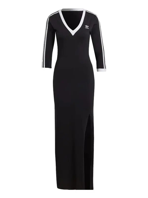 Adidas Adicolor Classics 3-stripes Maxi Dress - Black/white