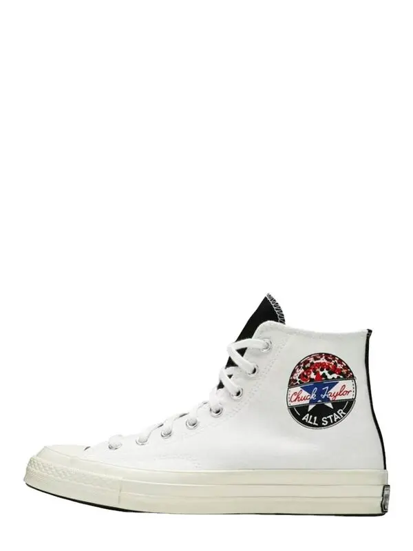 CONVERSE Chuck 70 Hi 'logo Play' White Red Black Sneakers - White/red