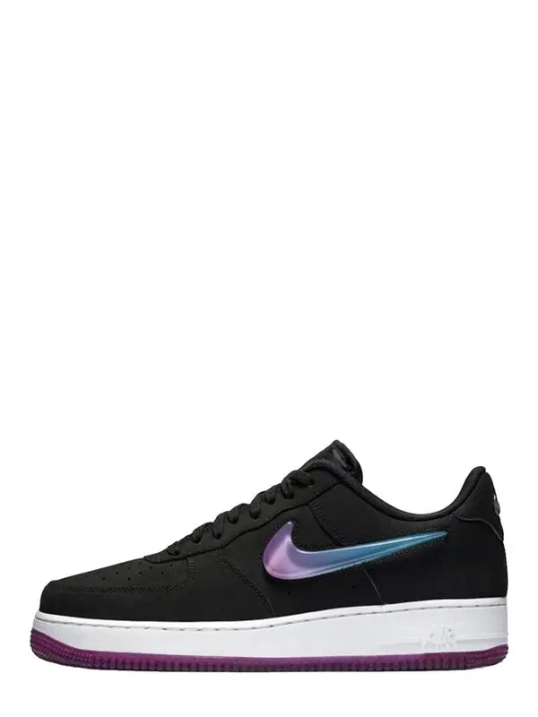 Nike Force 1 Jewel 'active Fuchsia' Sneakers - Black/active Fuchsia Blue