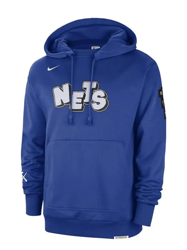 Nike Kaws X Brooklyn Nets City Edition Hoodie - Blue