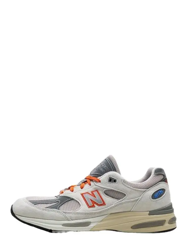 NEW BALANCE X Kith 991v2 "madison Square Garden" Made In Uk - Antarctica/ancient Scroll/castlerock