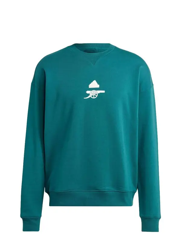 Adidas Arsenal Heavy Cotton Sweatshirt - Rich Green