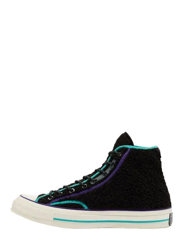 CONVERSE Chuck 70 Hi Retro Sherpa Sneakers - Black