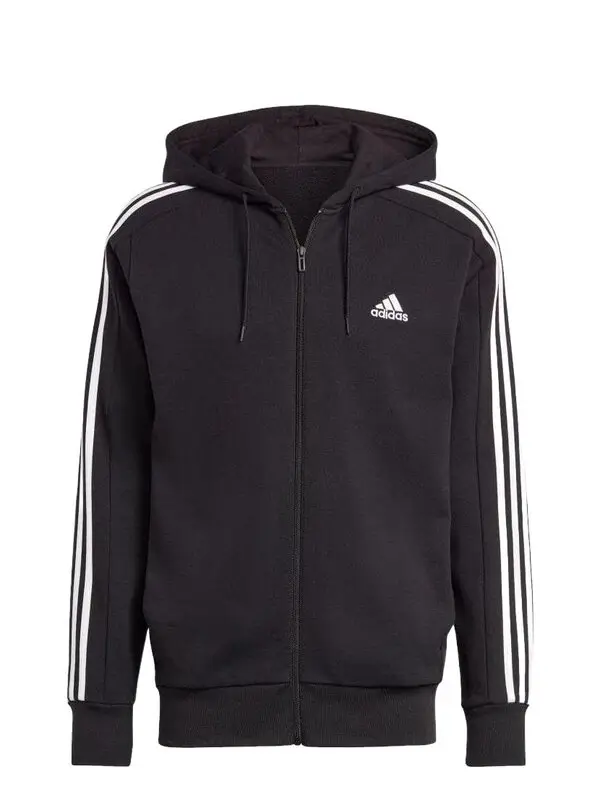 Adidas French Terry 3-stripes Full-zip Hoodie - Default Colorway