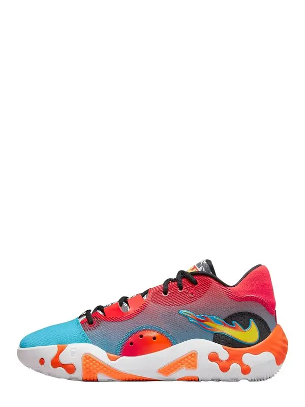 Nike Pg Ep "hot Wheels" Basketball Sneakers - Red/blue/orange