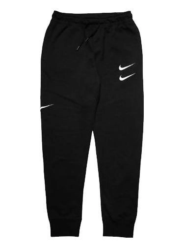 Nike Swoosh Slim Fit Casual Sports Long Pants - Black
