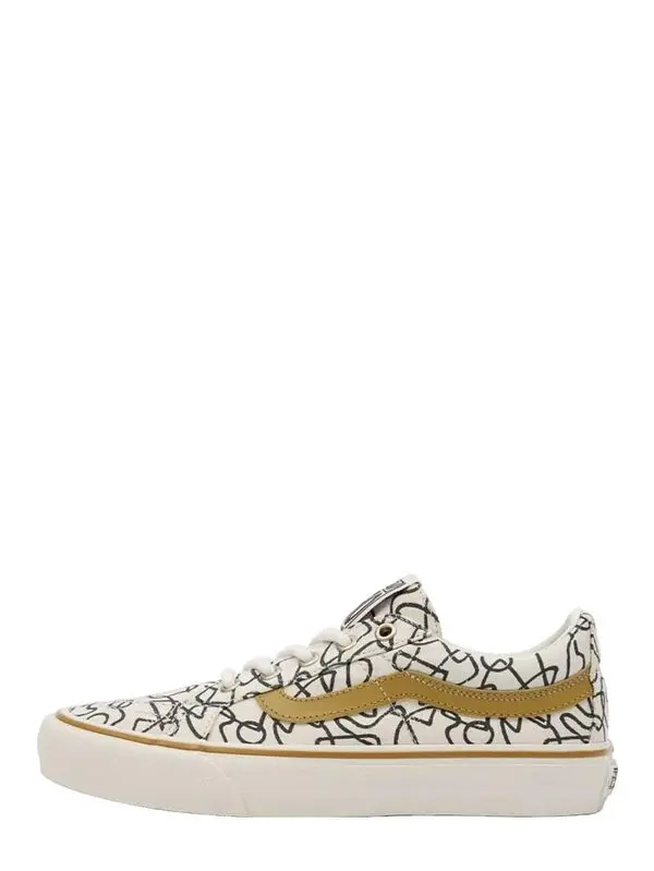 VANS Textured Waves X Sk8-low Reissue 'marshmallow Abstract - White/brown