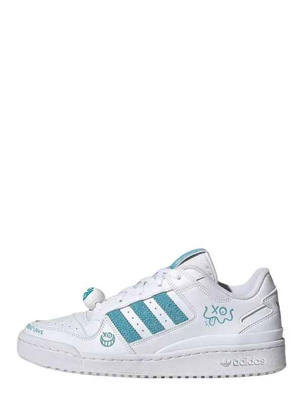 Adidas Originals X André Saraiva Forum Low Sneakers - White/blue