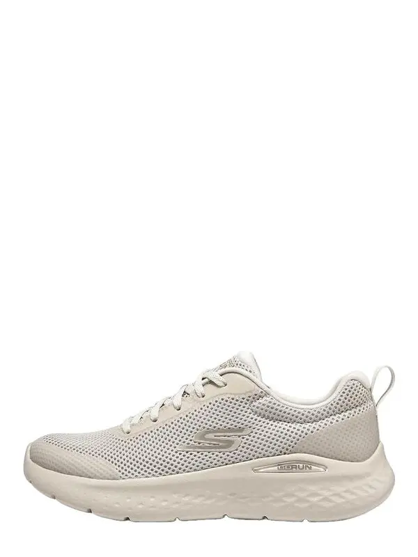 Sketchers Go Run Lite Athletic Sneakers - Beige/white