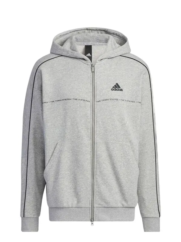 Adidas 3-stripes Hoodie 'grey - Gray