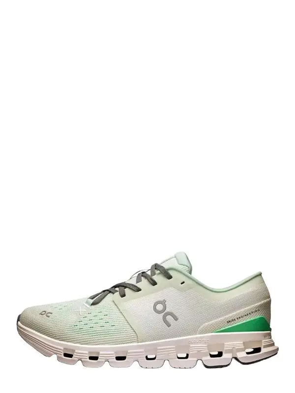 On Cloud X 4 Athletic Sneakers - Aloe/honeydew