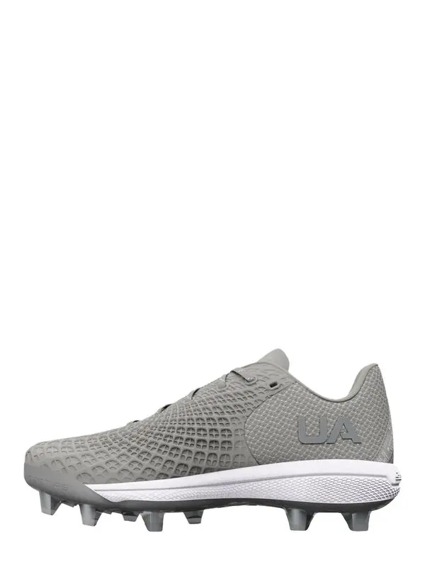 Under Armour Glyde 2 Mt Tpu Athletic Cleats - Grey/metallic Silver