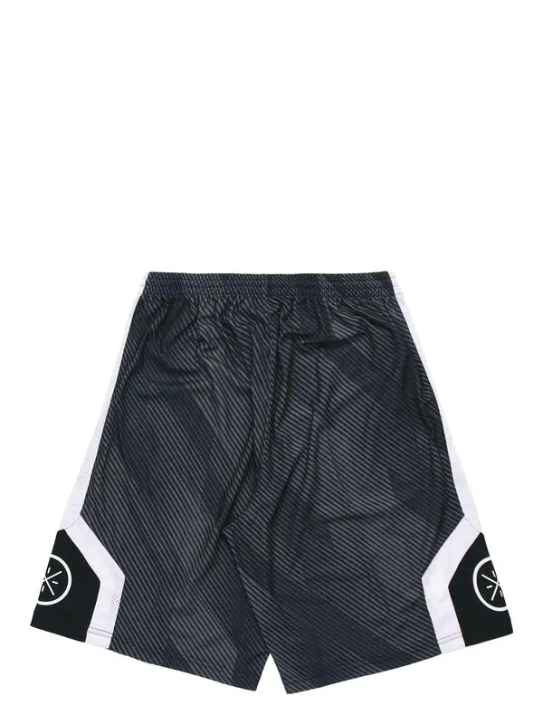 LI-NING Way Of Wade Logo Basketball Shorts - Black/grey