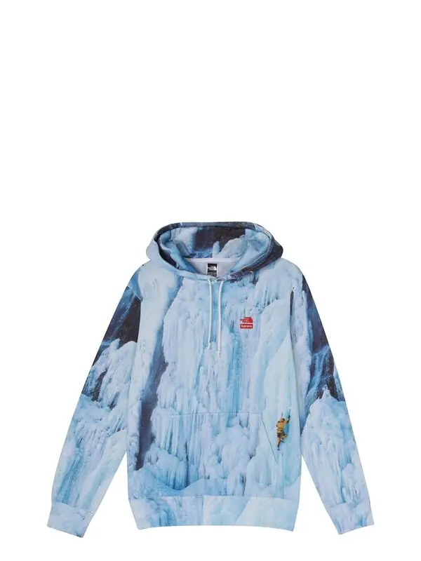 Supreme X The North Face Ice Climb Hooded Sweatshirt - Blue