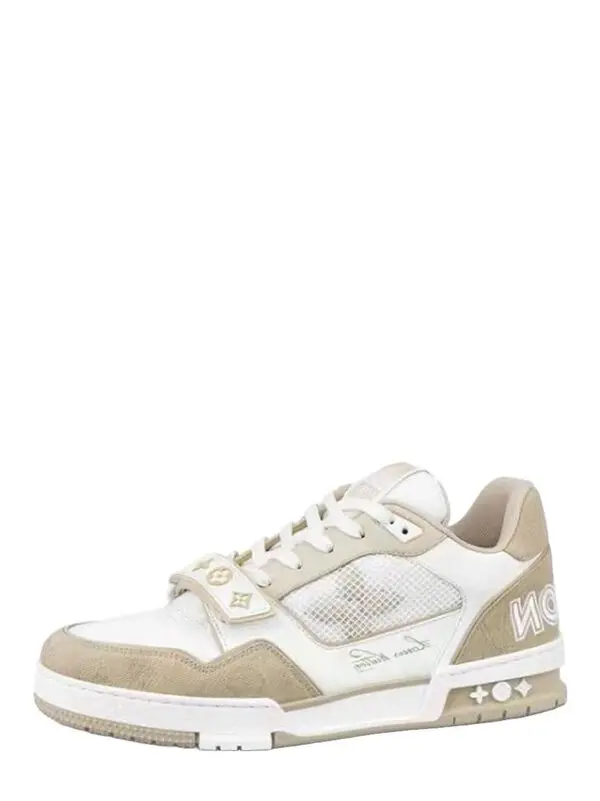 LOUIS VUITTON Trainer Sneakers - White/beige