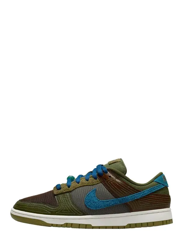 Nike Dunk Low Nh 'cacao Wow' Sneakers - Green/blue/gray