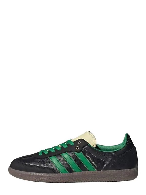 Adidas Wales Bonner X Samba Sneakers - Black/green