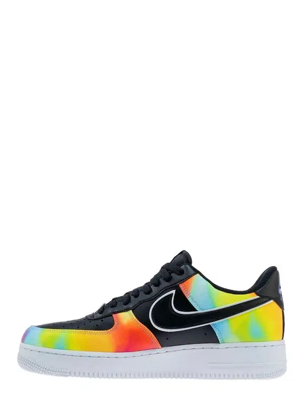 Nike Force 1 Low 'tie-dye' Sneakers - Black/multi-color