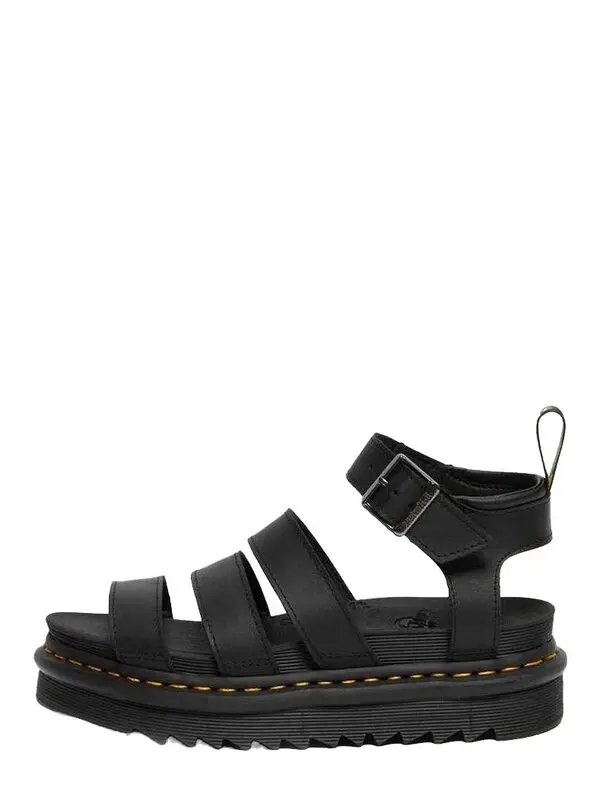 Dr. Martens Blaire Leather Sandals - Black